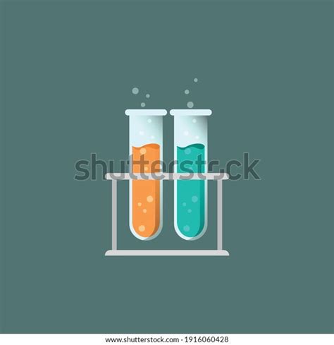 Lab Equipments Laboratory Experiment Symbol Test Stock Vector Royalty Free