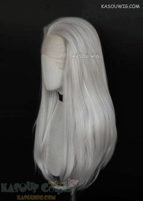 Lace Front Voltron Prince Lotor Silver White 72cm Long Slicked Back