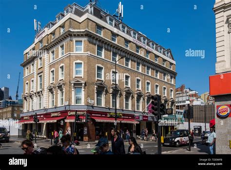 Praed Street And London Street Scene Outside Of Paddington Station