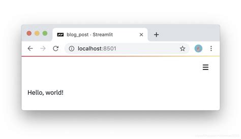 Streamlit简明教程【机器学习】 Csdn博客