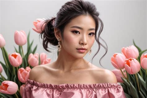 Premium Ai Image Beautiful Girl Model