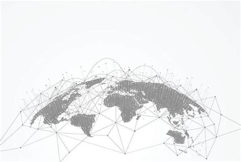World Map Connection Vector Art Icons And Graphics For Free Download