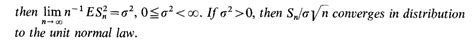 Probability Theory A Central Limit Theorem For Sums Of Dependent Random Variables