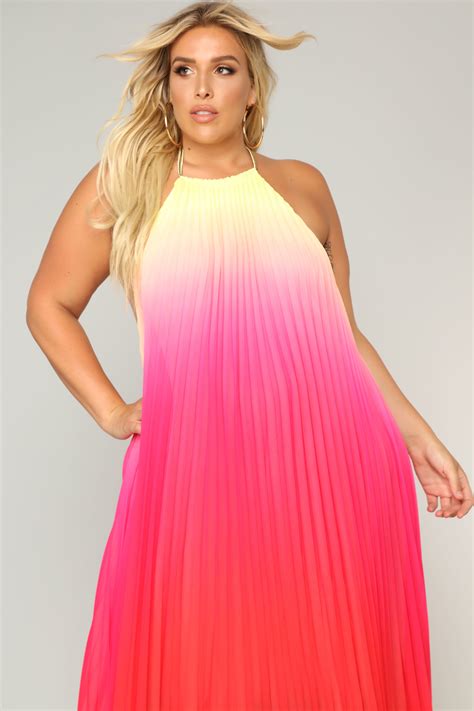 Sunset Ombre Dress Multi