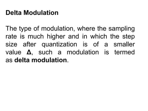 Delta Modulationpptx