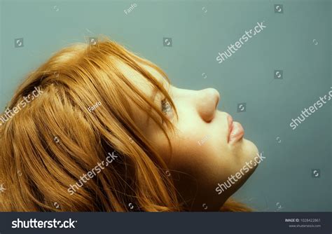 Fashion Portrait Red Hair Sexy Woman Stock Photo 1028422861 Shutterstock