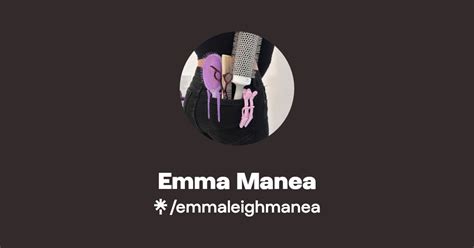 Emma Manea Instagram Tiktok Linktree