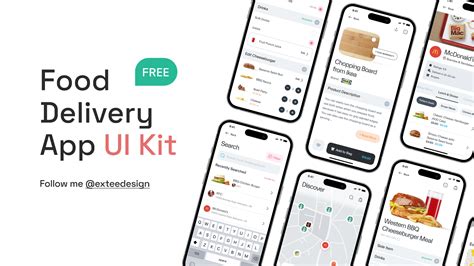 Food Delivery App Ui Kit Figma