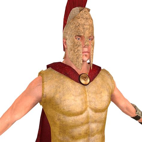 스파르타 전사 2 리지드 3d 모델 139 Max Fbx Free3d