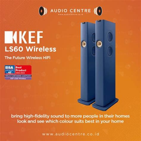 Promo Kef Ls60 Wireless Active Hifi Speakers Wireless Mineral White