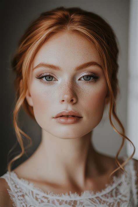 50 Bridal Makeup Ideas For Pale Skin Pale Skin Makeup Red Hair