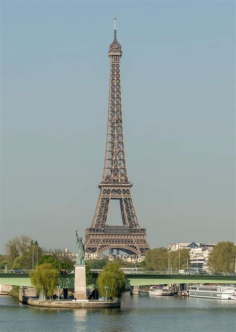 1889 The Eiffel Tower Is An Iron Lattice Tower Located On The Champ De Mars In Paris It Was