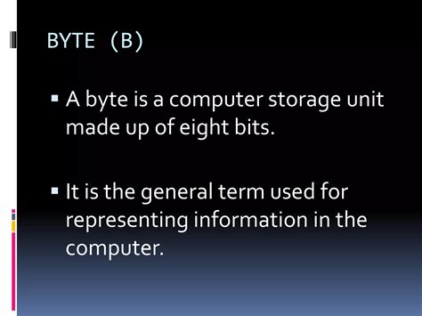Unit Of Storage Pptx