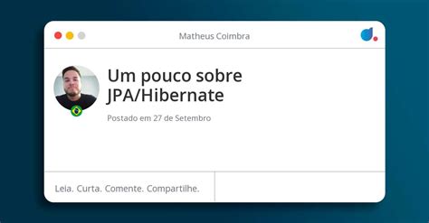 Um Pouco Sobre Jpahibernate