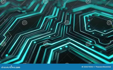 Striking 3d Rendering Showcasing Abstract Cyber Security Theme With System Crash Elements Stock