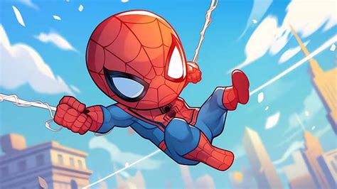 Spiderman Chibi Achtergrond Miles Morales Spider Man Png Images