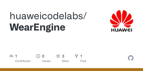 GitHub Huaweicodelabs WearEngine