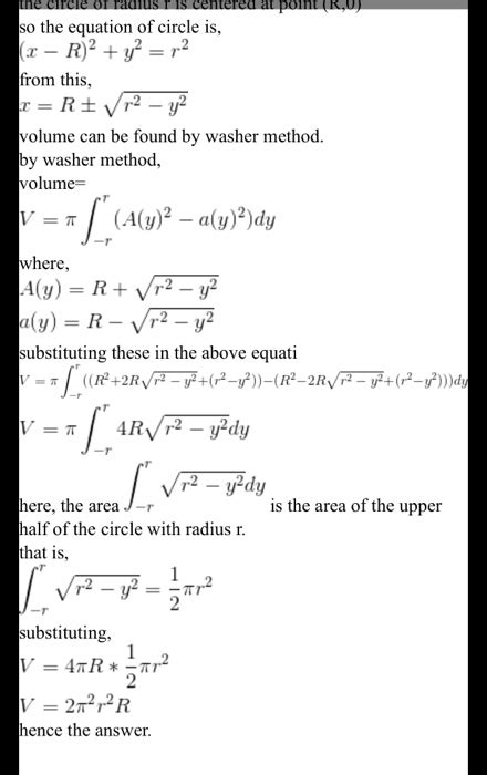 Solved 9 Imagine A Circle Of Radius R And Centered At The Chegg Com
