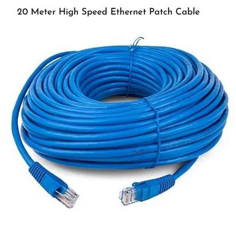 20 Meter High Speed Ethernet Patch Cable Copper Multi Colour At ₹ 175 Piece In New Delhi