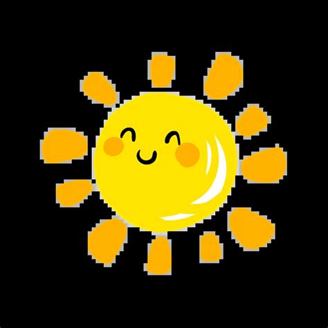 卡通太阳 花瓣网