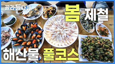 진짜 이럴땐 도시사람들 하나도 안부럽다 시장도 슈퍼마켓도 없는 섬마을 할머니들이 바다 한번 다녀오면 ‘자연산 제철 한상차림 뚝딱 한국기행 골라듄다큐