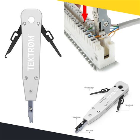 Tektrom Pdtg Punch Down Tool Grey Krone Type Isgm Mdf Sparky Tools