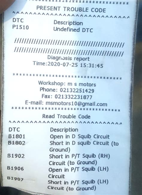 Need Help Regarding Passo 2008 Engine Check Light Code P1510 Passo