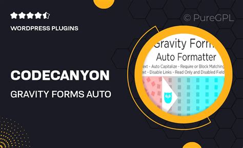 Codecanyon Gravity Forms Auto Formatter