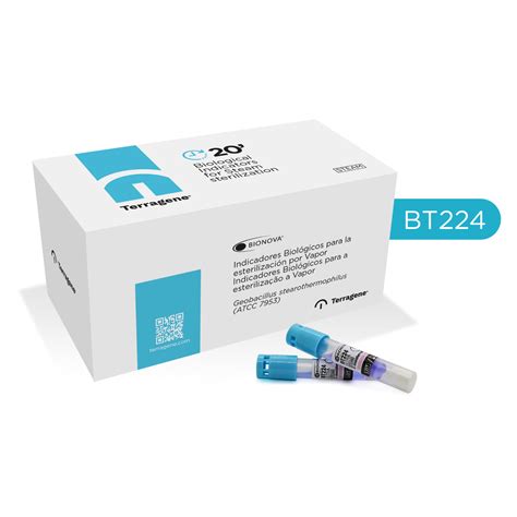 Terragene Ultra Rapid Steam Biological Indicator 20 Minute Read