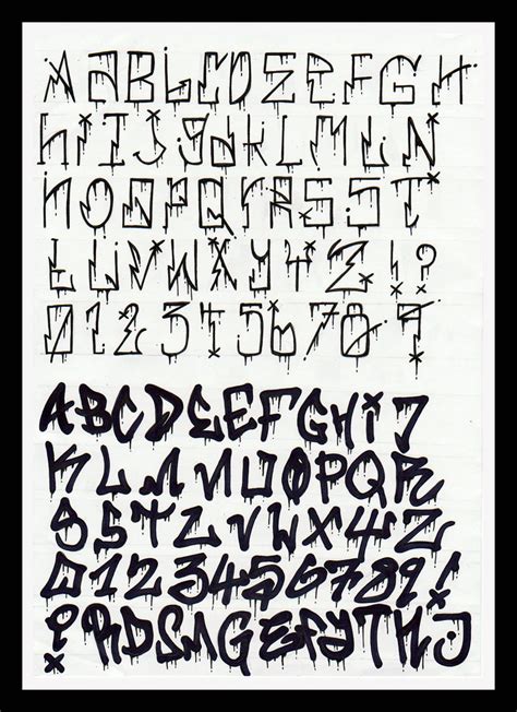 Font Styles For Tattoos Alphabet