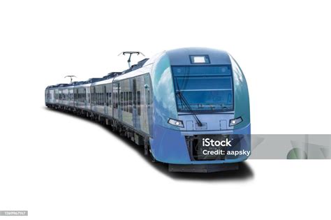 흰색 배경에 고립 된 마차에서 도시 전기 열차 긴 기차 구성 기차에 대한 스톡 사진 및 기타 이미지 기차 컷아웃 흰색 배경 Istock