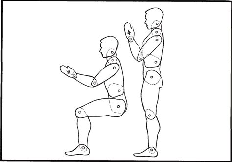 Шарнирный человек шаблон скачать