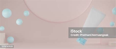 브랜딩 및 포장 프리젠 테이션을위한 연단에 화장품 용 빈 포장 3d 일러스트레이션 0명에 대한 스톡 사진 및 기타 이미지 0명 3차원 형태 강단 Istock