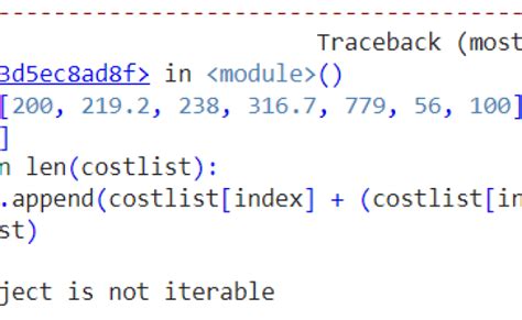 Python Typeerror Int Object Is Not Iterable Python Otosection