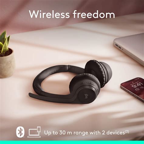 Customer Reviews Logitech Zone 300 Wireless Bluetooth On Ear Headset With Noise Canceling