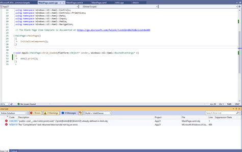 Main Project Build Failed With Error The CompileXaml Task Returned False But Did Not Log An