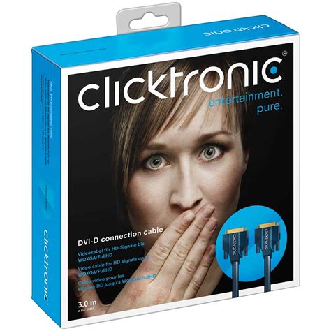 Clicktronic Câble Dvi D 10 Mètres Clicktronic Devis Gratuit Ldlc