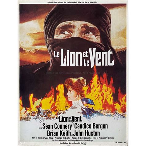 Le Lion Et Le Vent Synopsis 24x30 Cm 1975 Sean Connery John Milius