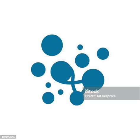 뉴런 로고 셀 Dna 네트워크 벡터 및 입자 기술 간단한 일러스트레이션 템플릿 디자인 3차원 형태에 대한 스톡 벡터 아트 및 기타 이미지 3차원 형태 가지돌기 개념