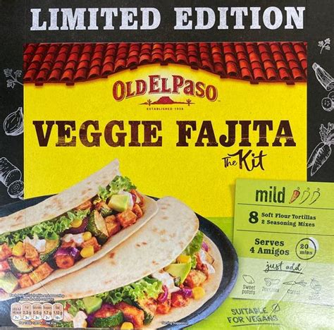 Old El Paso Veggie Fajita Kit 376g Rrp £3 Clearance Xl £1 Clearance