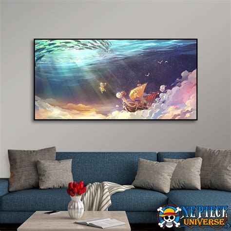 One Piece Ship Going Merry Wall Art Canvas One Piece Universe
