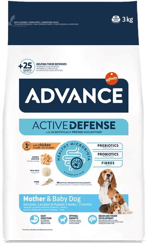 Advance 3 კგ მშრალი საკვები მეძუძური ძაღლებისა და ლეკვებისთვის ქათმით და ბრინჯით Veli Store