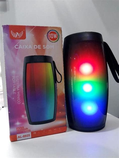 Caixa De Som Show De Luzes Al 8925 Bluetooth 10w Ltomex Caixa De