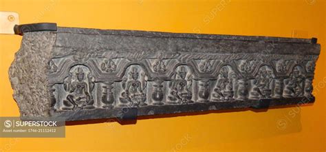 Stone Lintel From Eastern India Dated 11th Century Superstock