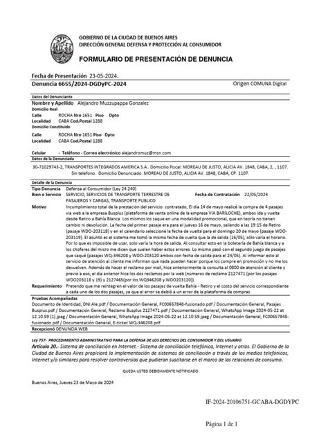 If 2024 20106751 Gcaba Dgdypc Descargar Gratis Pdf Los Consumidores