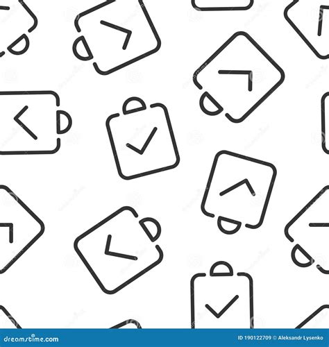 Document Checkbox Icon In Flat Style Test Vector Illustration On White