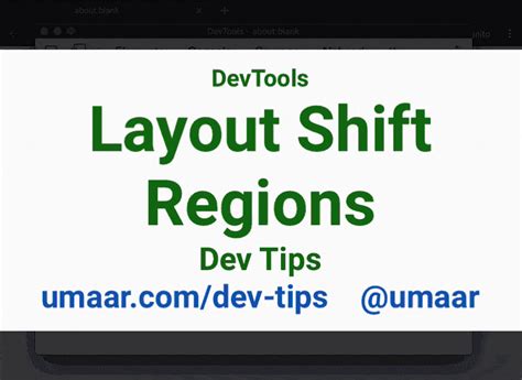Layout Shift Regions Chrome Devtools Dev Tips