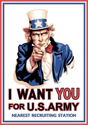 Uncle Sam Poster Template