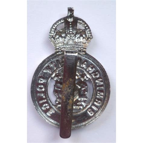 Birmingham City Police Cap Badge Kings Crown British Police Insignia