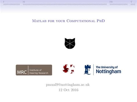 Matlab For A Computational Phd Pdf